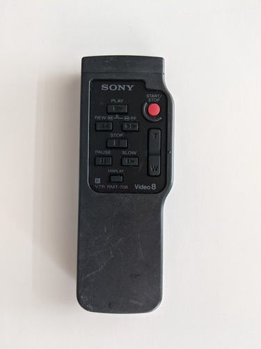 Sony VTR RMT-708 Video 8 Remote Control Handycam CCD-TRV57 Genuine ...