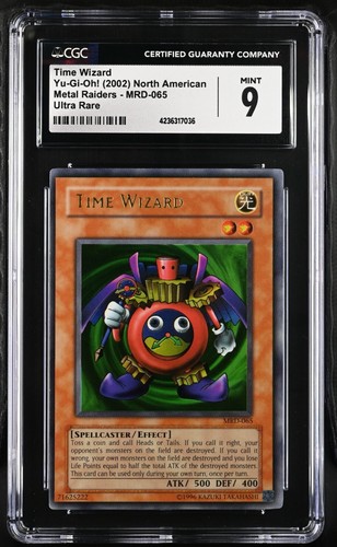 Yu-Gi-Oh 2002 Time Wizard Metal Raiders MRD-065 CGC 9 Ultra Rare ...