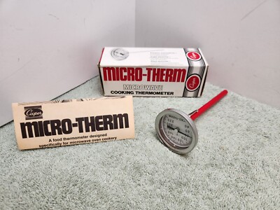 Vintage Cooper MICRO-THERM Microwave Cooking Thermometer w/ Box ...
