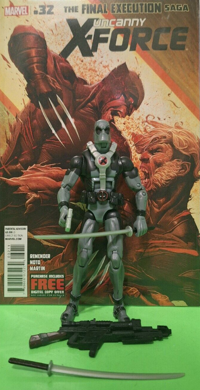 Marvel Legends DEADPOOL CUSTOM X-FORCE – EPIC HEROES WAVE + UNCANNY X-FORCE # 32 – Sistema de ...