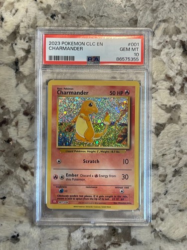 Pokemon Classic Collection Charmander Holo CLC 001/034 PSA 10 | eBay