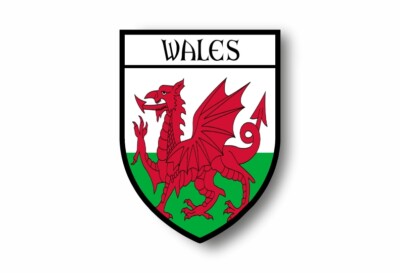 Sticker Car Motorcycle Emblem City Flag Wales Welsh | eBay