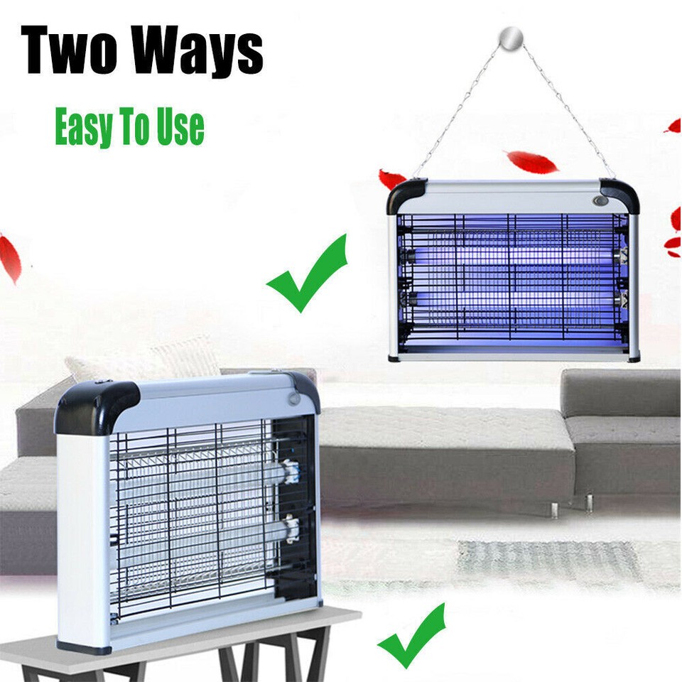 Electric Mosquito Insect Fly Bug Zapper Killer LED Light Trap Pest ...