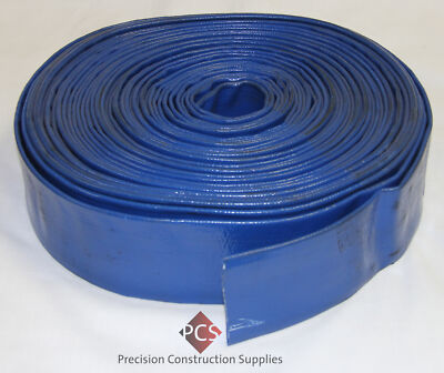 3"(76mm) x 100M Blue Layflat Water Hose-Continental/ Sun-Flow Inc-Made ...