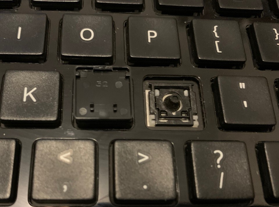 Logitech K750 WIRELESS SOLAR BLACK KEYBOARD KEYCAPS KEYS FULL ASSEMBLY ...