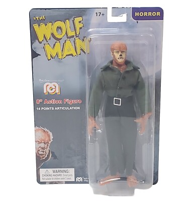 The Wolfman Universal Monsters MEGO Classic Horror 8" Figure New 2021 ...