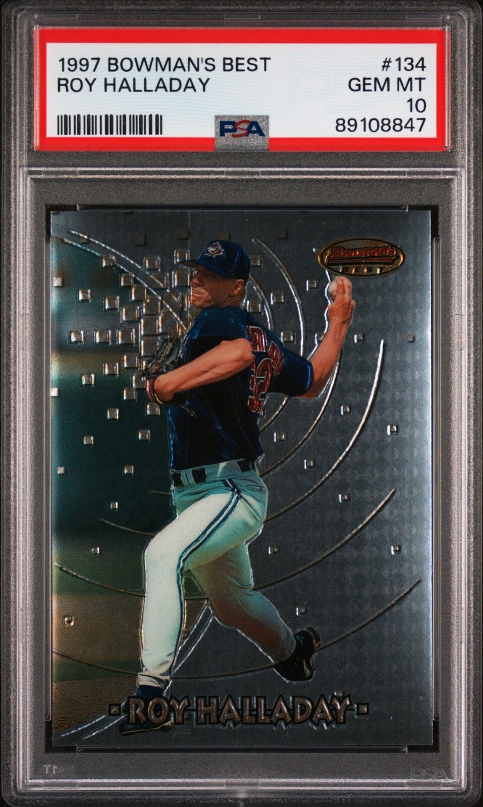 Roy Halladay #134 (1997 Bowman's Best Rookie Card) PSA 10 GEM/MT ...