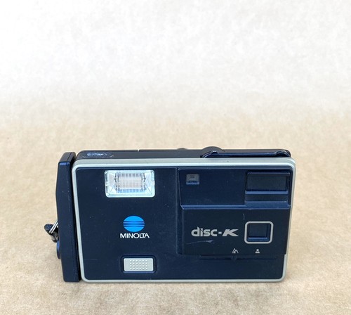Minolta Disc-K Vintage Disc Camera Black | eBay