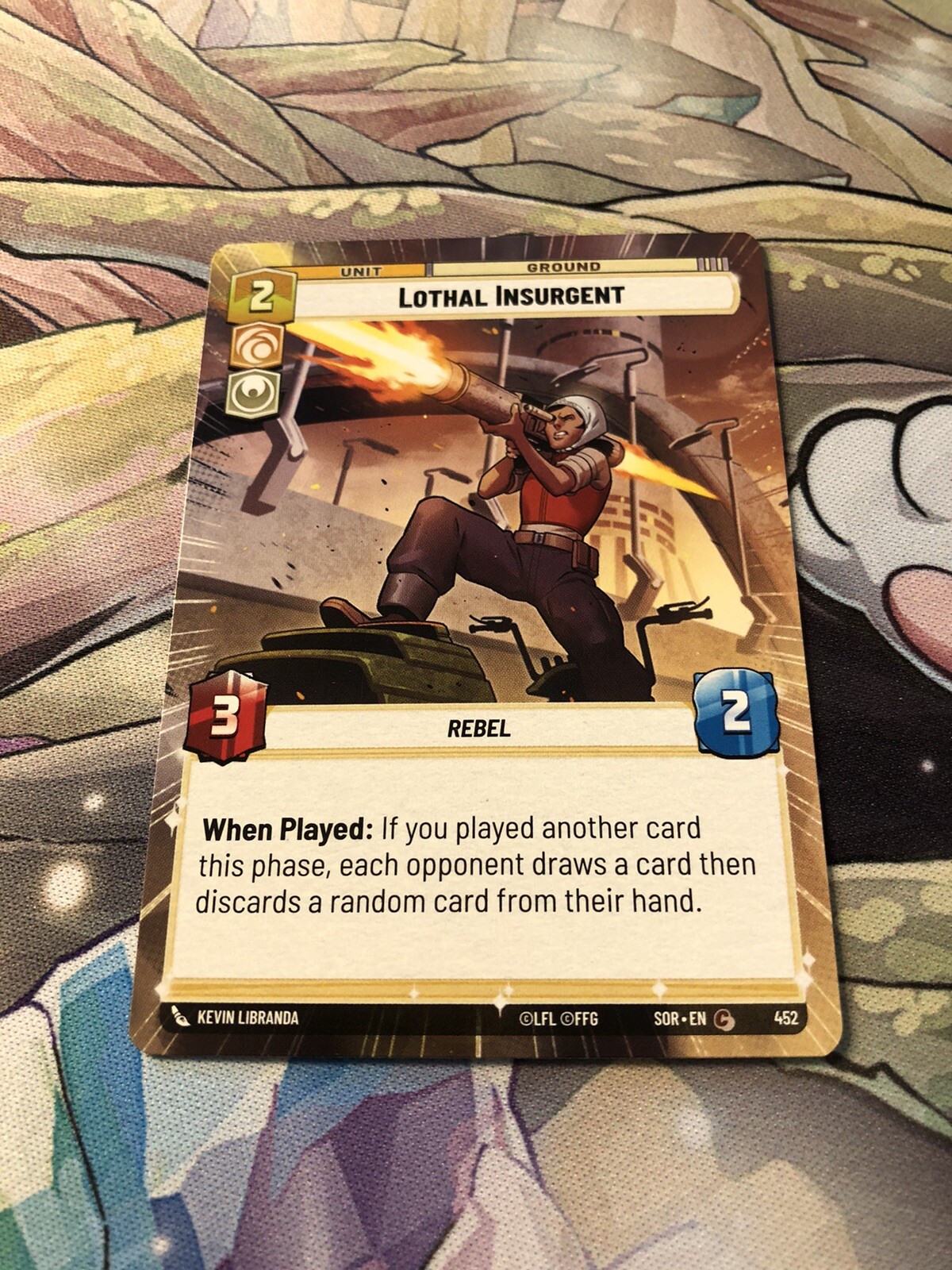 Lothal Insurgent 452 Hyperspace NF Star Wars Unlimited Spark Of ...