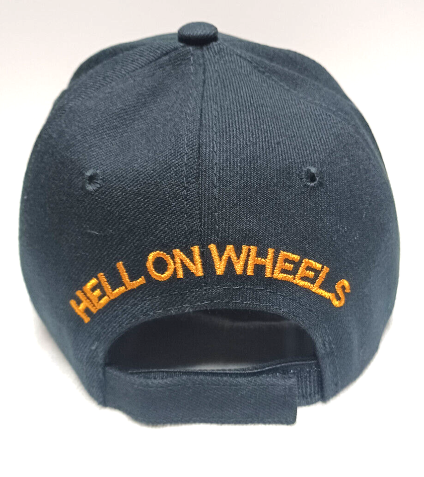 NEW CAP 2ND ARMORED DIVISION HELL ON WHEELS HAT COLOR BLACK ARMY | eBay
