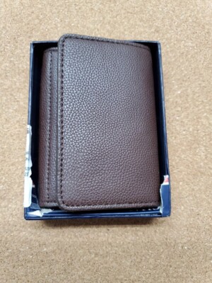 NEW MEN'S CHAPS BROWN WALLET | eBay