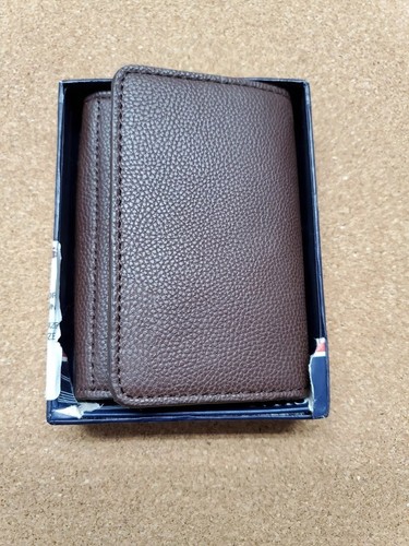 NEW MEN'S CHAPS BROWN WALLET | eBay