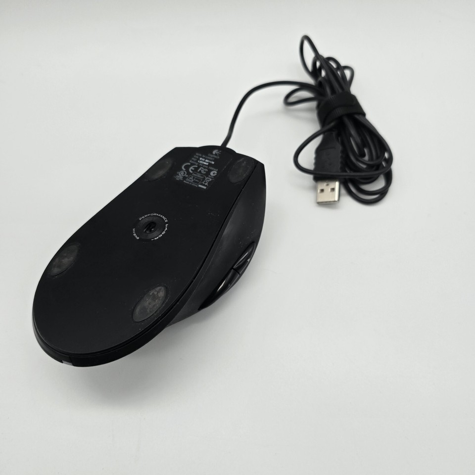 Logitech M500 Advanced USB Optical Mouse 7 Button HyperFast Scroll M ...