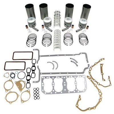 Engine Rebuild Kit - Less Bearings - .040" Liners 3 Ring Piston fits ...