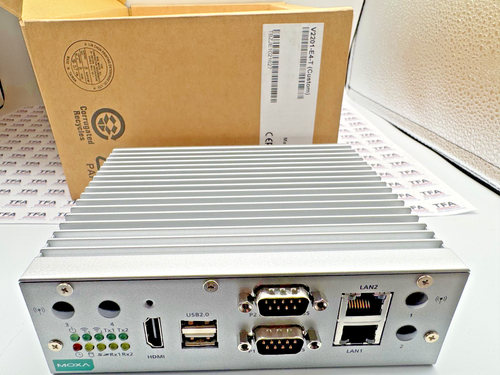 MOXA V2201-E4-T Rev:1.0.1 Industrial Embedded Computer9–36VDC HDMI ...