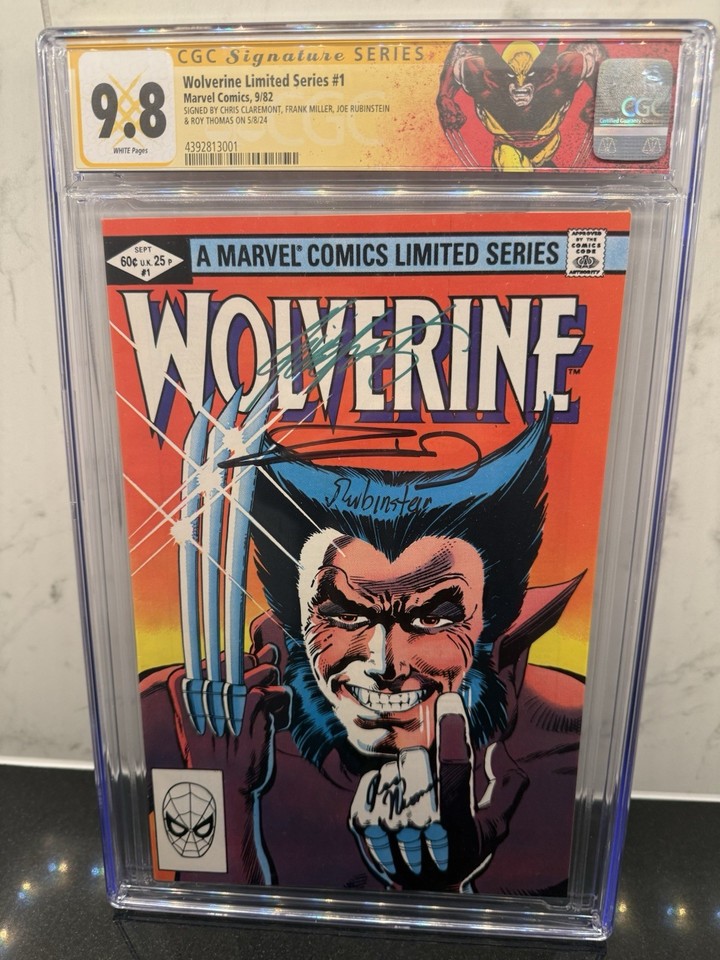 Marvel Comics Wolverine limited series 1 CGC 9.8 4x Signed! | eBay