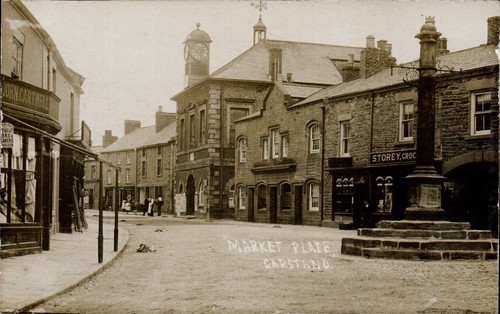 Garstang. Market Place by Crosland, Lancaster. John Cartmell Shop. | eBay