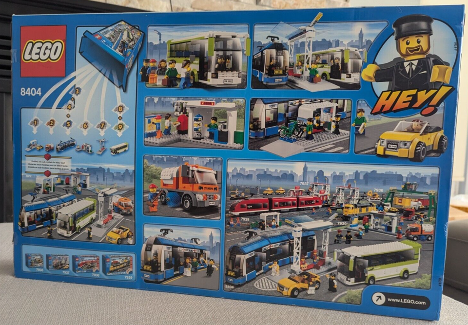 LEGO CITY Public Transport 8404 Retired New Sealed Train Station Tram ...