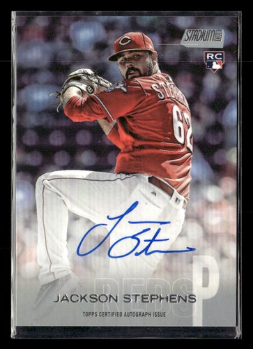 Jackson Stephens 2018 Stadium Club #SCA-JST Autographs Cincinnati Reds ...