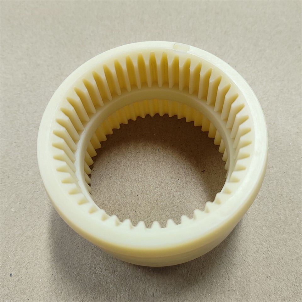 1x M38 Curved Teeth Nylon Sleeve Gear Coupling Sleeve Fit for KTR Bowex ...