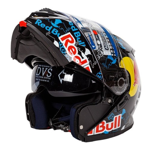 UK NEW Flip Up Modular Motorbike Helmet Full Face Motorcycle Helmet Red ...