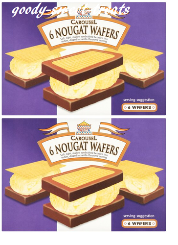 2 Boxes Carousel Nougat Wafers 6 Pack (12 wafers) | eBay