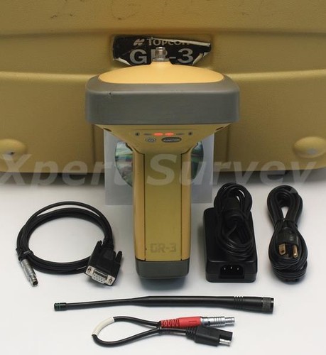 Topcon GR-3 GPS GLONASS L1 L2 FH915+ 900 MHz Spread Spectrum Base Or ...