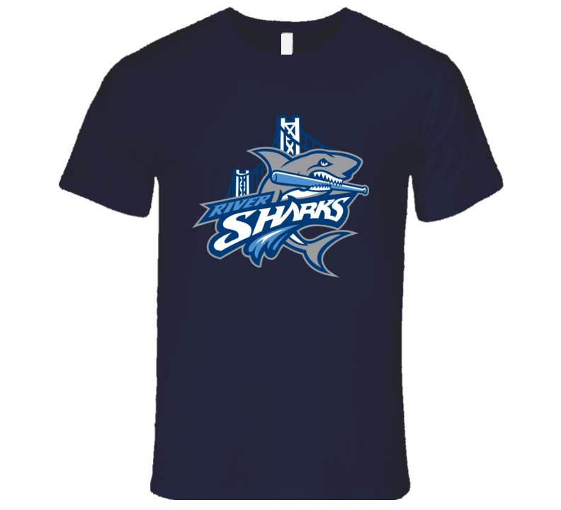 Camden Riversharks T-Shirt River Sharks Atlantic League | eBay