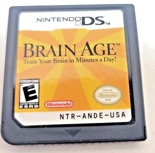 Nintendo ds games Brain Age Train Your Brain in Minutes a Day. | eBay