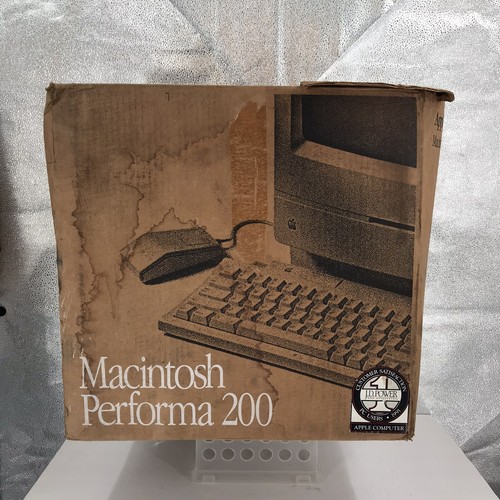 VINTAGE MACINTOSH PERFORMA 200 COMPUTER ORIGINAL BOX ONLY!!!!! | eBay