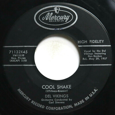 DEL VIKINGS - COOL SHAKE / JITTERBUG MARY - DOO WOP 45 | eBay