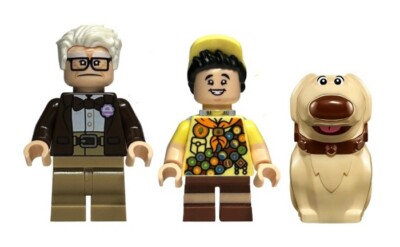 LEGO - Disney's UP - Carl Fredricksen, Russell & Dug - Mini Figures ...