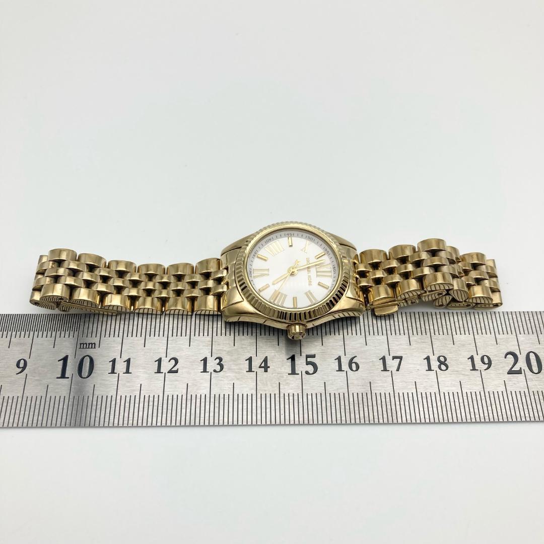 Michael Kors MK-3229 Pyramid Bezel Gold Women's Watch | eBay