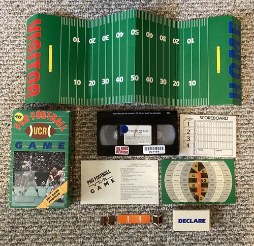 Pro Football VCR Game Vintage Complete | eBay