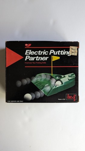 Vintage World Of Golf Electric Putting Partner Ball Return Orig Oscar ...