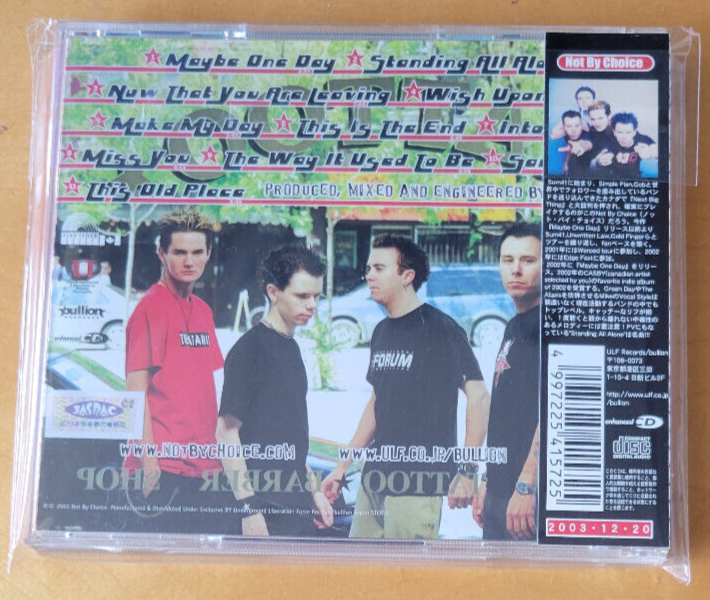 Not By Choice Maybe One Day JAPAN CD Mint W/OBI BLLN-36 Punk ...