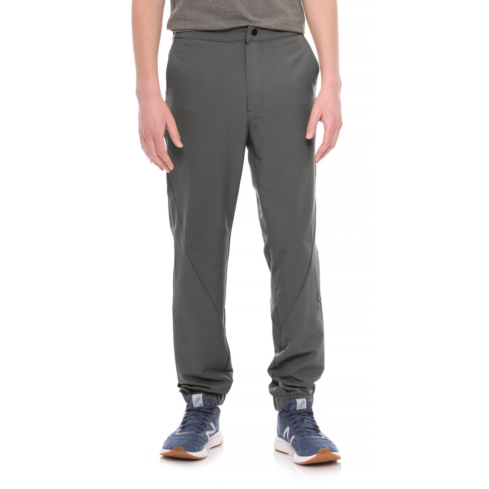 Men's Spyder Lightweight Track Jogger Pants Polar Dark Gray Size L | eBay