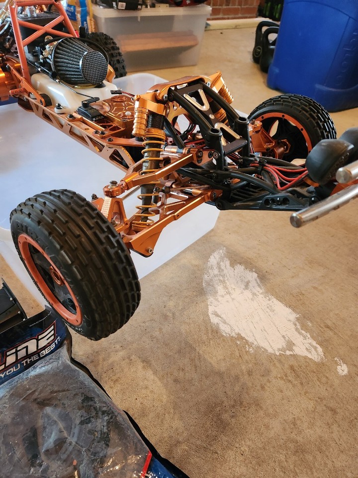 Rovan hpi king motor Baja Buggy remote car gas 2 stroke 1/5th Scale RC ...