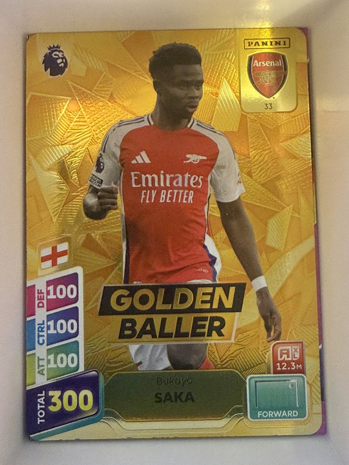 Bukayo Saka Golden Baller Adrenalyn XL Plus 2025 | eBay UK