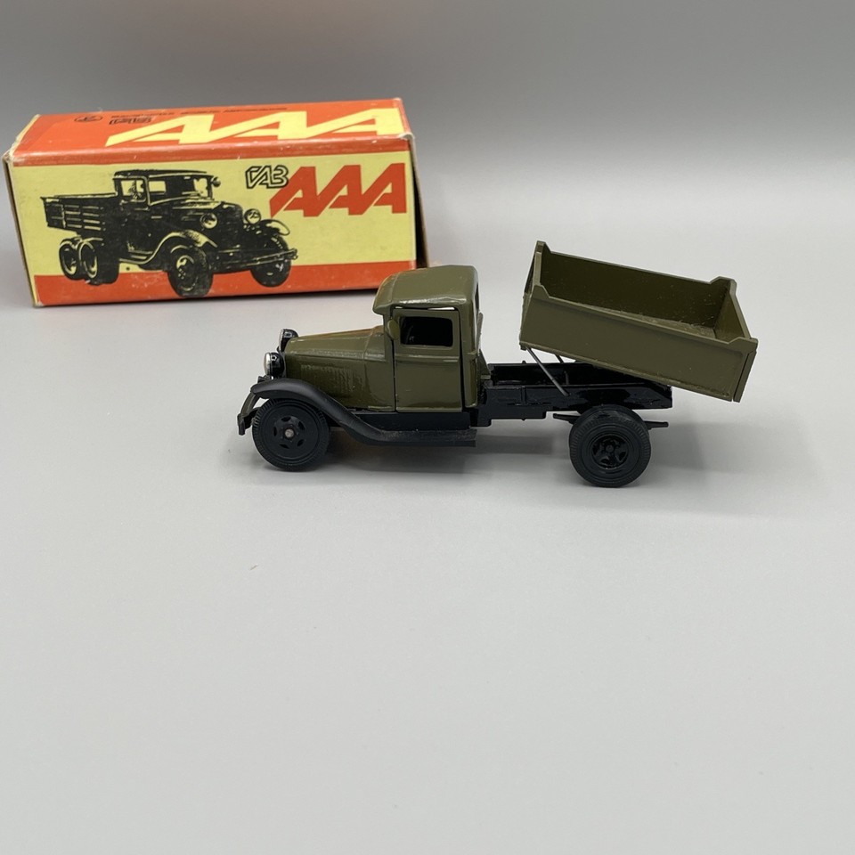 Vintage GAZ-410 AAA MILITARY Dump Truck 70s 1:43 USSR CCCP A-1-06-81 | eBay