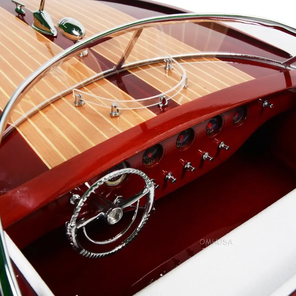 Riva Ariston Speed Boat Wood Model 36" Italian Mahogany Runabout Motor ...