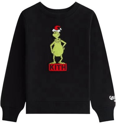 Kith x The Grinch Kids Classic Standing Logo Crewneck NWT XS | eBay
