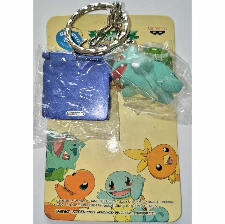 Pokemon BANPRESTO Figure & Gameboy Advance SP Twin Keychain Set of 3 ...