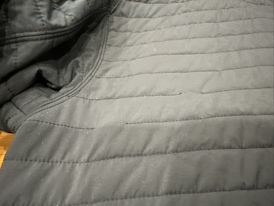 Relwen Mens Windzip Jacket S Gray Full Zip Quilted Gorpcore Hiking | eBay