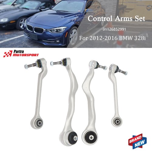 Set 4 Front Lower Suspension Control Arm w/Ball Joint & Bushing Kit For ...