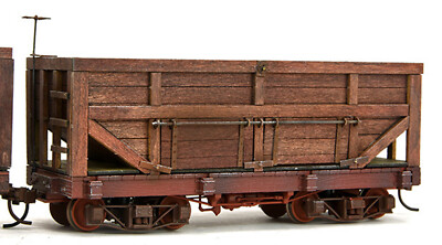 BANTA ORE CAR CONVERSION BACHMANN 18' On30 FLAT CAR Unptd Model ...