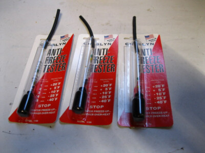 3 Anti-Freeze ( coolant ) Tester Chaslyn Made in the USA - Model 6100 ...