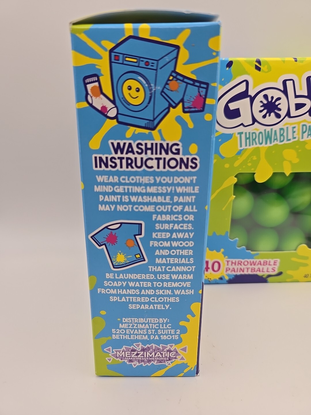 2 Pk NEW Goblies Throwable Paintballs - 40 Count Each - Green/Blue | eBay
