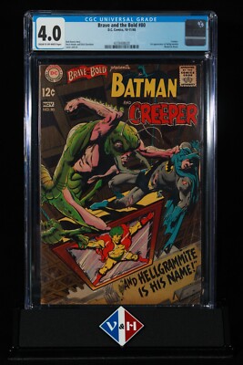 Brave and the Bold #80 ~ CGC 4.0 ~ 1st Hellgrammite (Roderick Rose ...