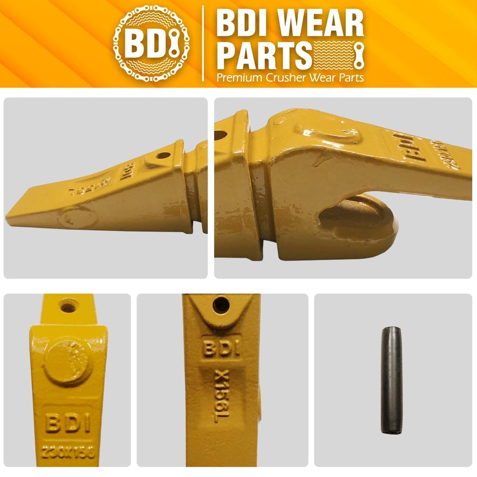 230X156 Weld On Adapter X156L Bucket Teeth P156 Flexpin for Mini ...
